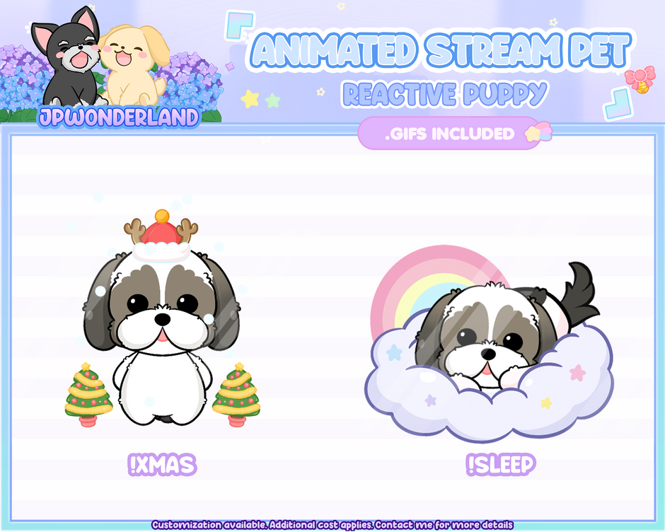 JPWonderland - Cute Animated Twitch Overlays/Graphics